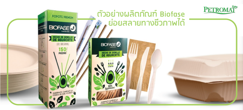 ไบโอพลาสติกจากผลไม้ – PETROMAT