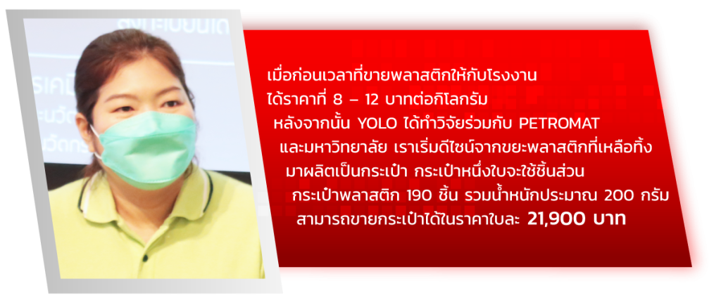 YOLO Model “เพิ่มมูลค่าผลิตภัณฑ์ด้วยแนวทางเศรษฐกิจหมุนเวียน” – PETROMAT